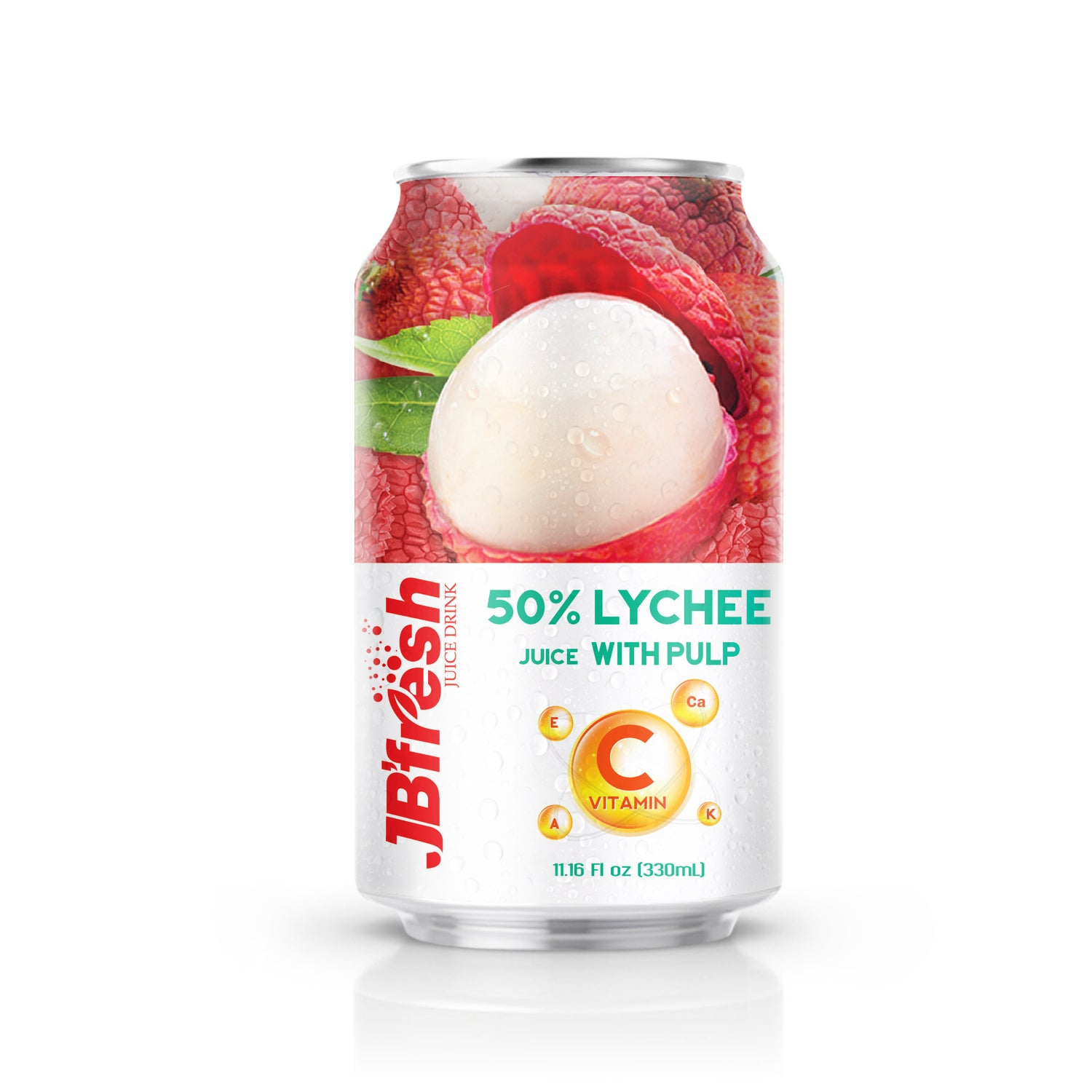 JB'fresh Lychee Juice w/pulp 11.16 oz | Cutie - Mesa